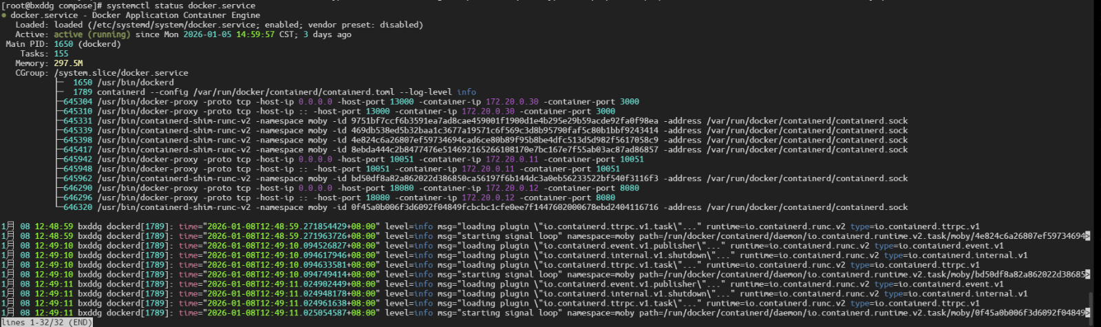 Docker 安装时的三个“服务”： docker.service、docker.socket、containerd.service 到底在干什么？ - 笨熊呆呆瓜